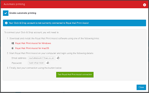 Royal Mail - Click & Drop – Cyrane Systems
